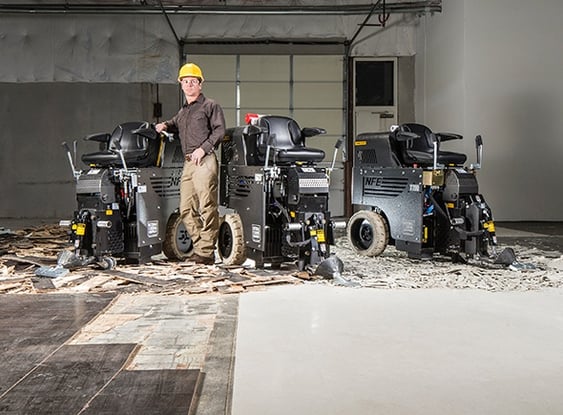 Floor Scrapers: Ride-On and Walk-Behind