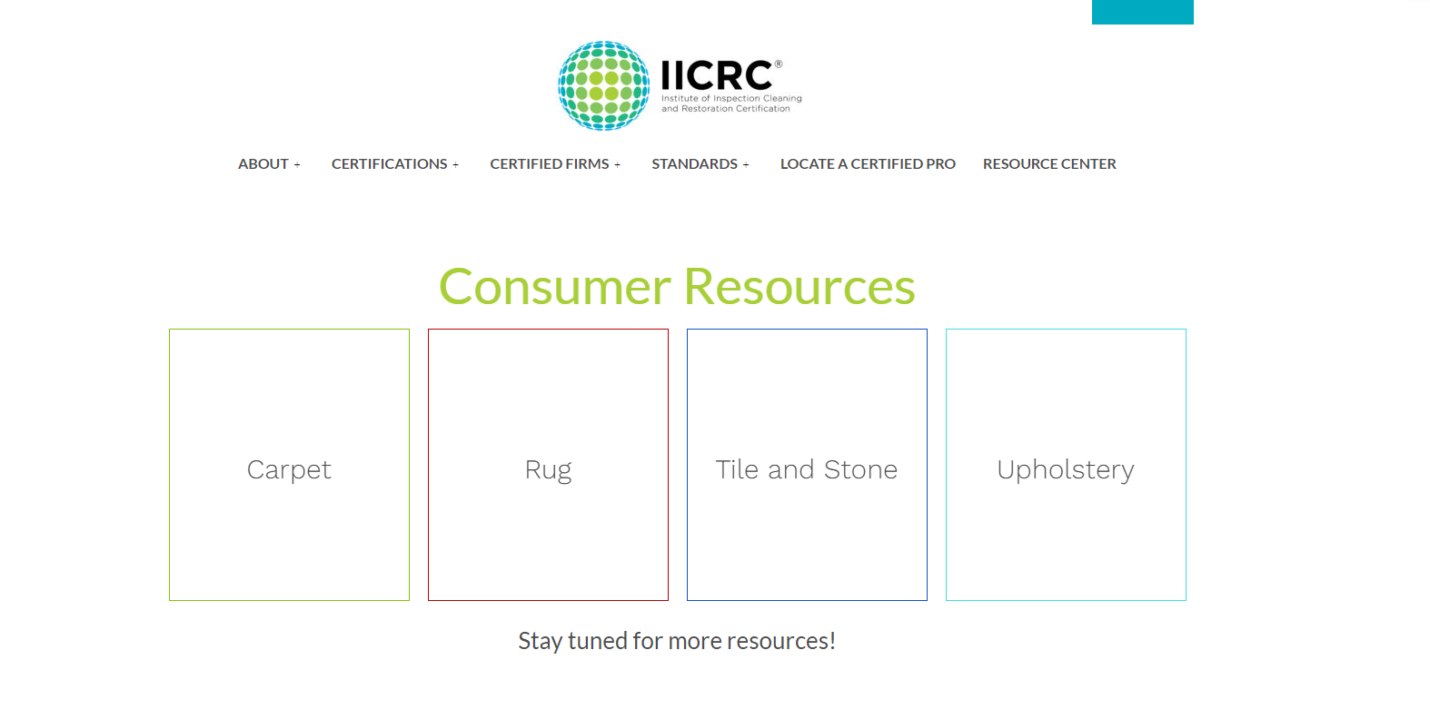 The IICRC Publishes New Consumer Resources Aimed at Bolstering Cleaner ...
